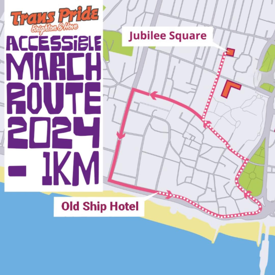 Accessibility - Trans Pride Brighton